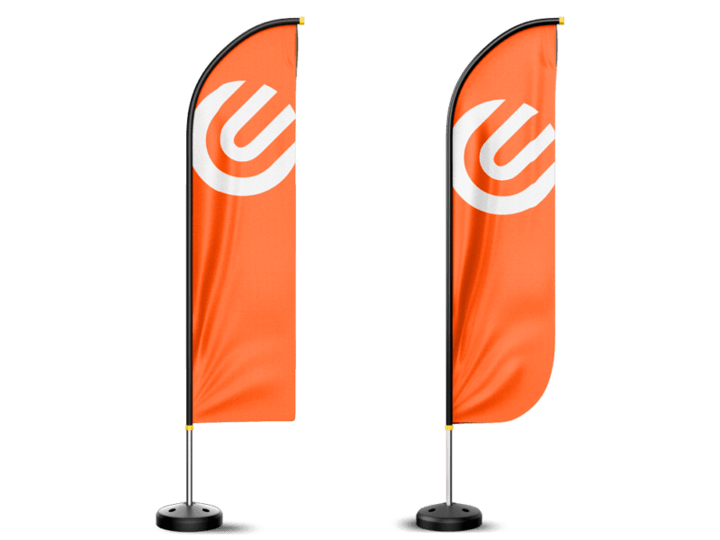 Custom Branded Flags for Events | Outdoor Promotional Flags
